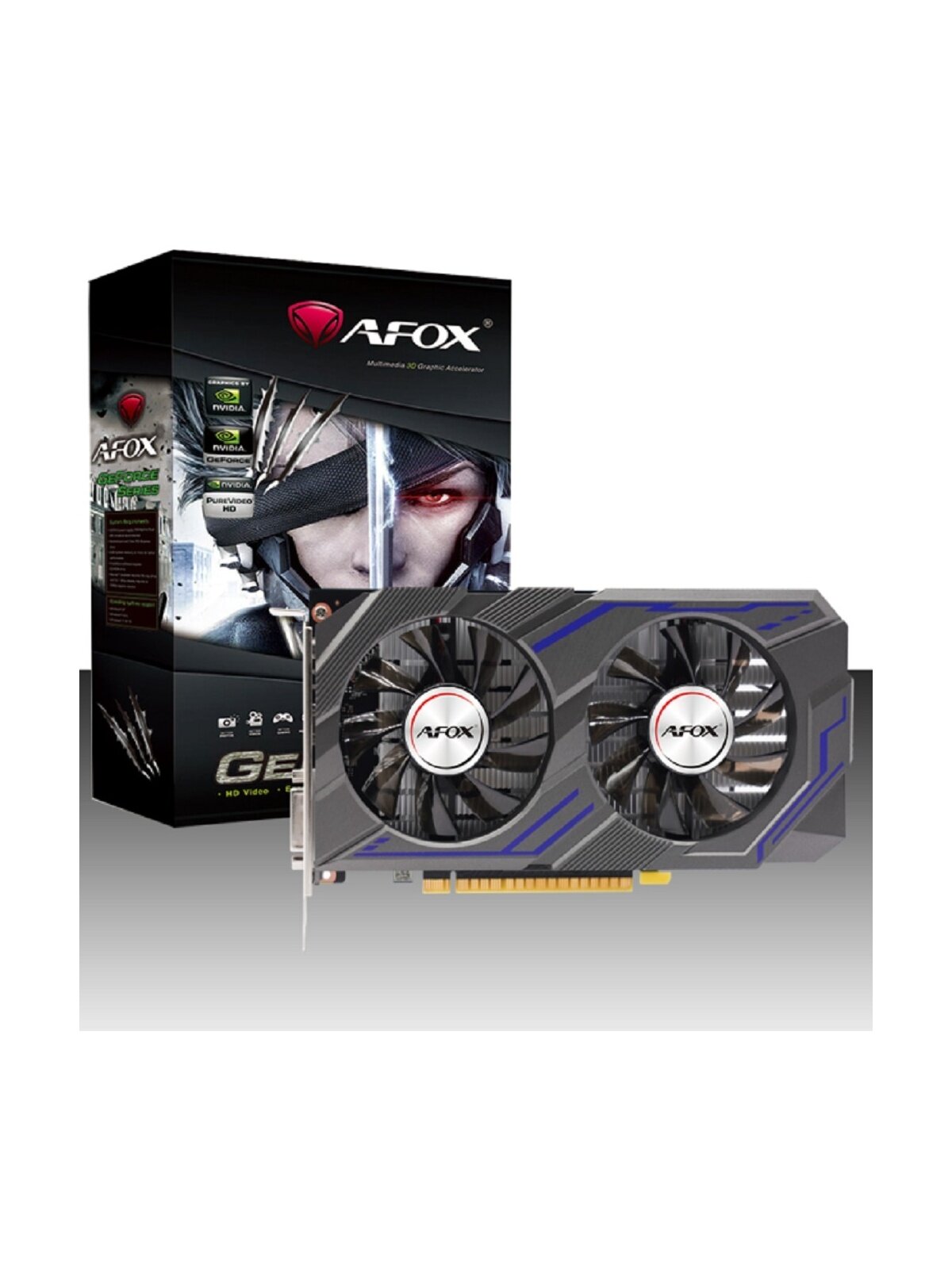 Видеокарта AFOX GTX1650 SUPER 4GB GAMING GDDR6 128Bit DP DVI/HDMI ATX 2FAN (AF1650S-4096D6H1-V4) RTL