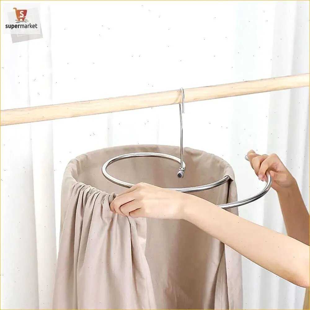 Навесная сушилка для белья спираль, 220 см, 1 шт, хромированный металл