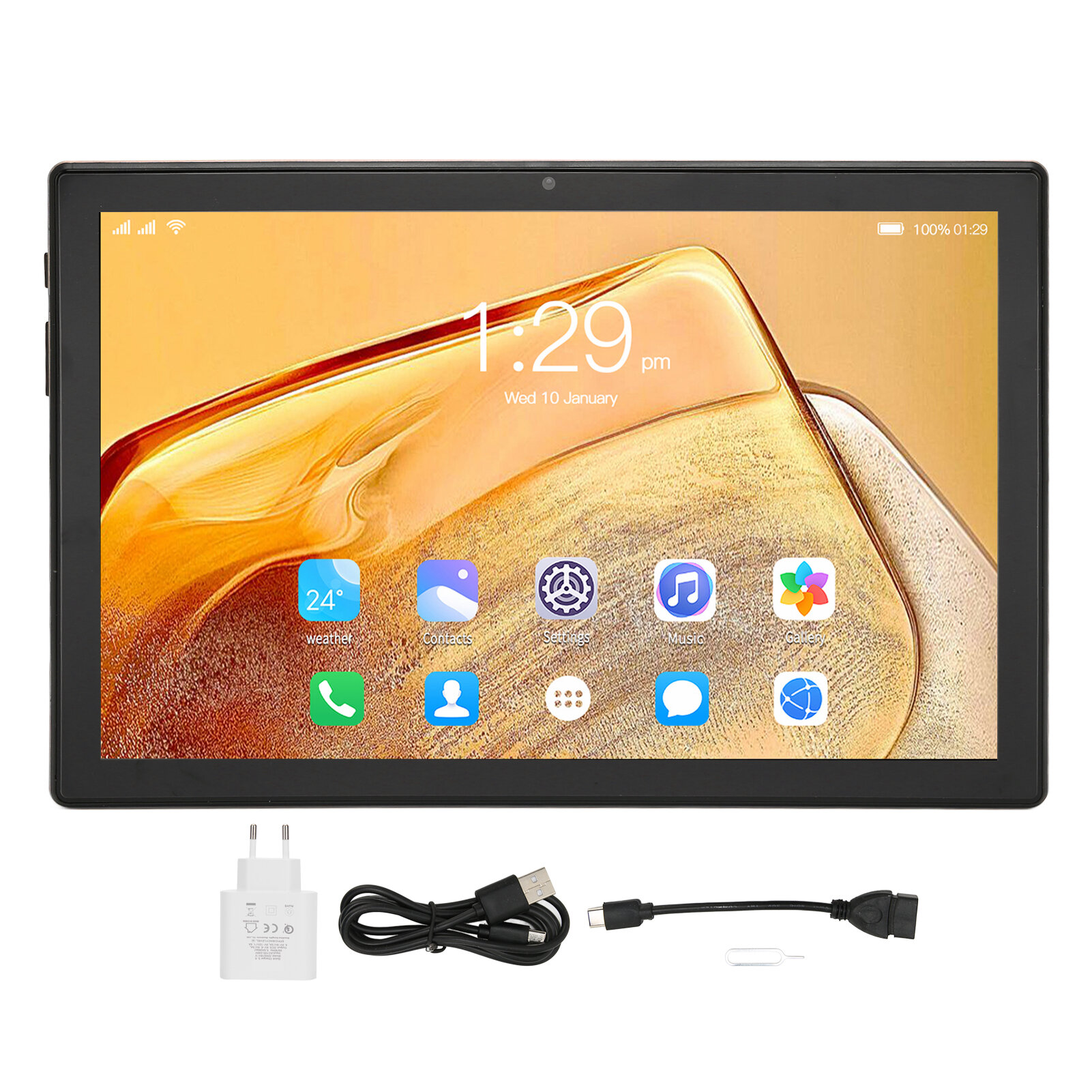 10дюймовый планшет Android 11: 6G/256G, 5G/WiFi, 8ядерный процессор, камеры 2400W/3200W, 4Gзвонки