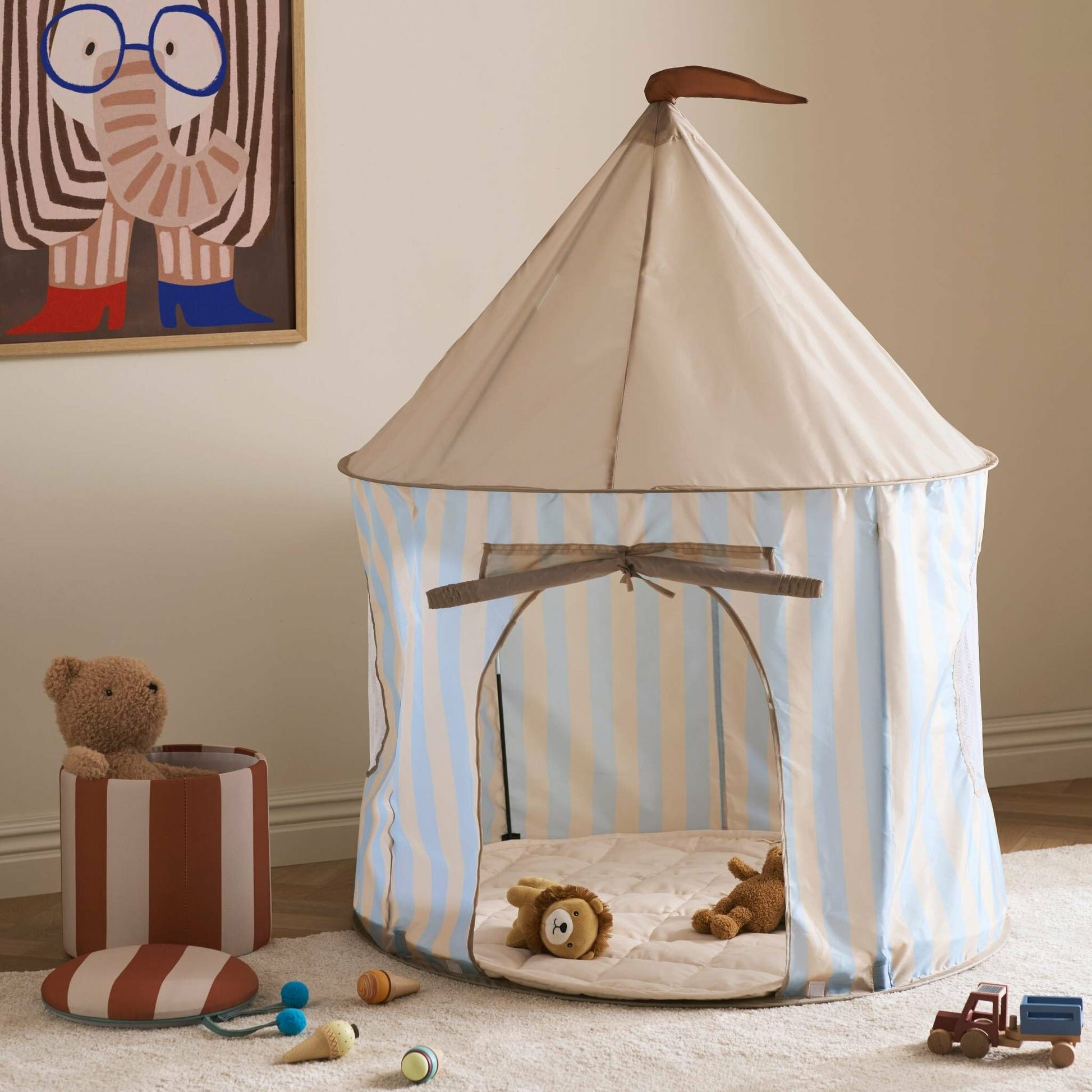 Kid's concept Шатер для детей Tent - Stripe Light Blue