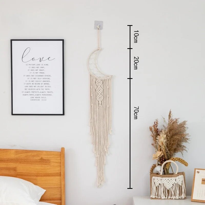 Ловец снов макраме лунный Moon