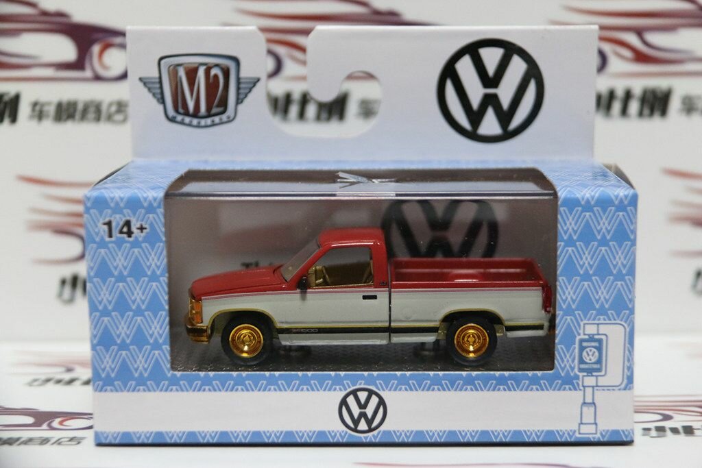 M2 Machines 1:64, литой автомобиль, модель машинки(1988 GMC Sierra 1500A)