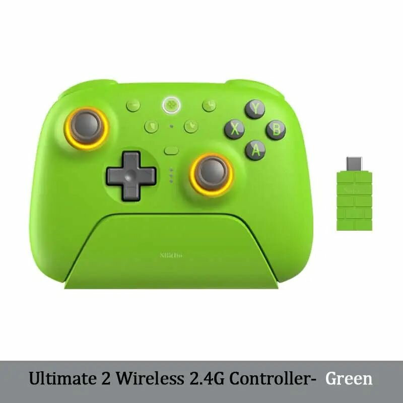 8BitDo Ultimate 2 Wireless 2.4G Игровой контроллер с джойстиком TMR для ПК Windows 10,11, Android