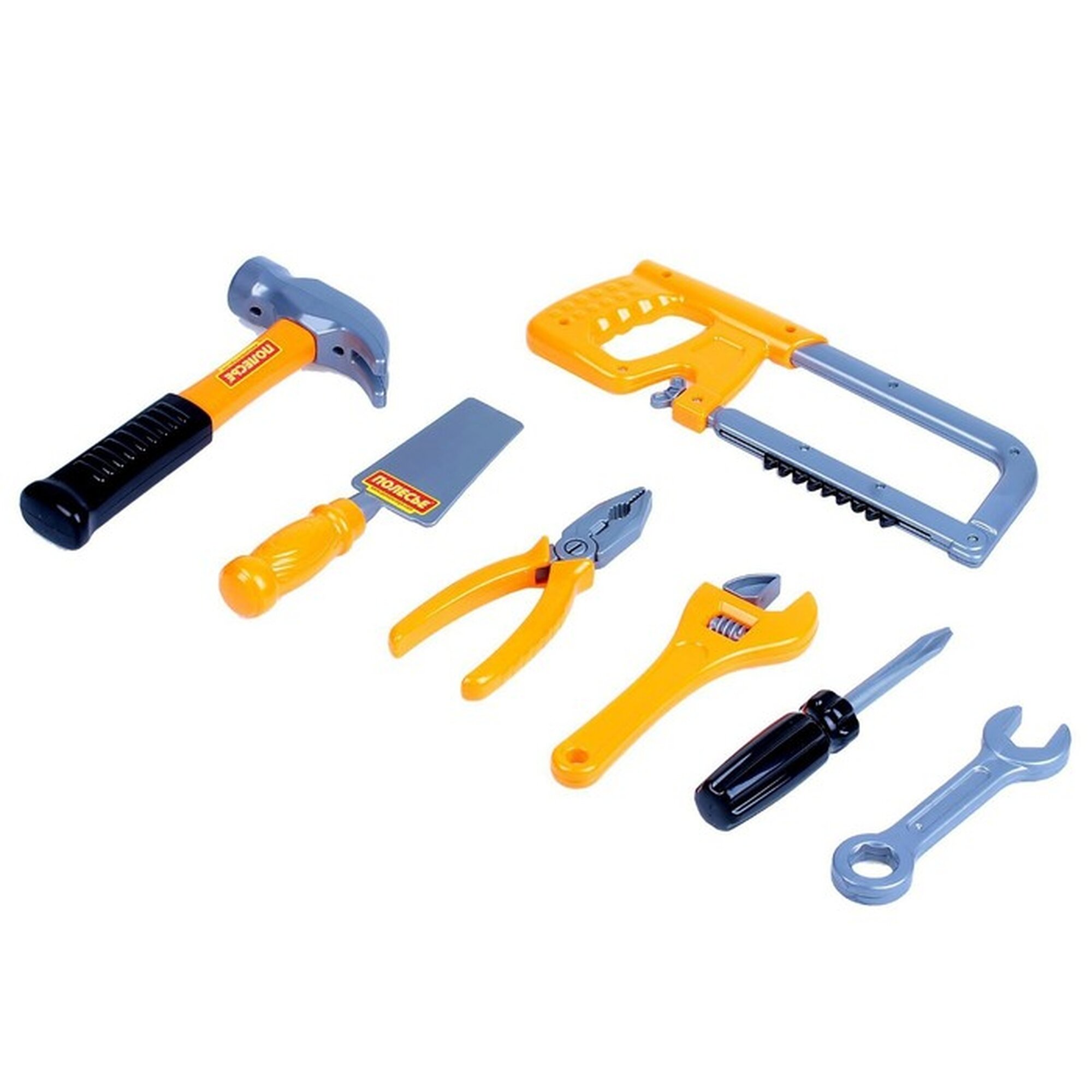 Набор инструментов Полесье №14, для детей от 3 лет, 7 предметов