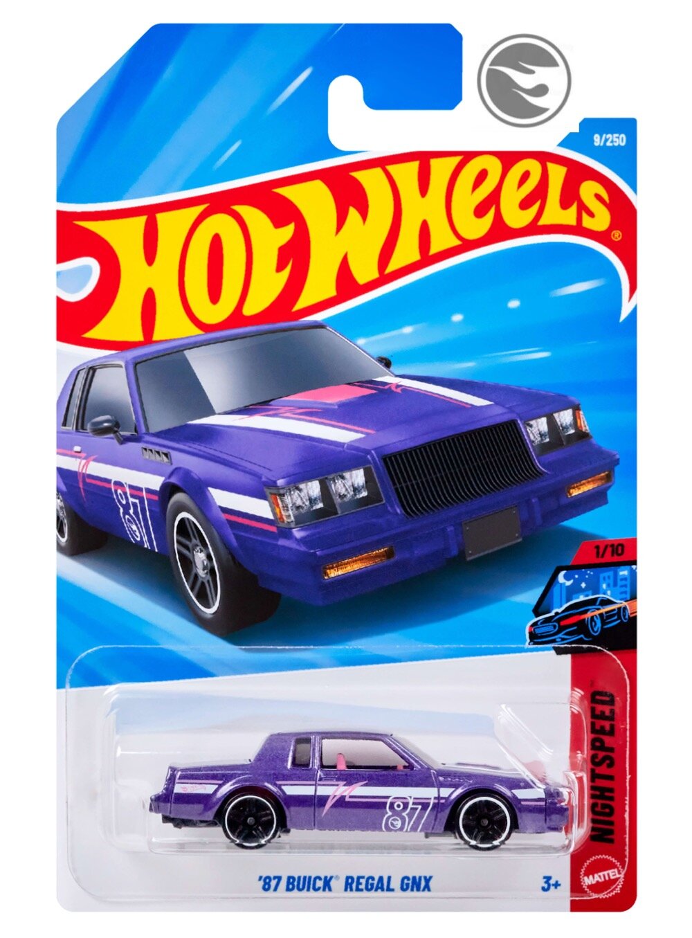 JJM00 Hot Wheels машинка металлическая игрушка коллекционная масштабная модель 87 Buick Regal GNX TH Treasure Hunt кейс 2026
