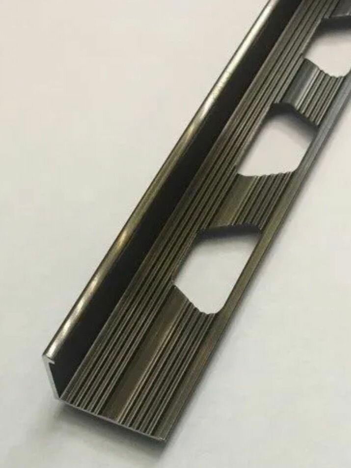 Профиль для плитки L-образный Алюминиевый, наружный уголок 2700мм