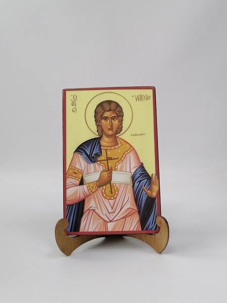 Святой мученик Иакинф Римский, 13x20x1,8 см, арт А222