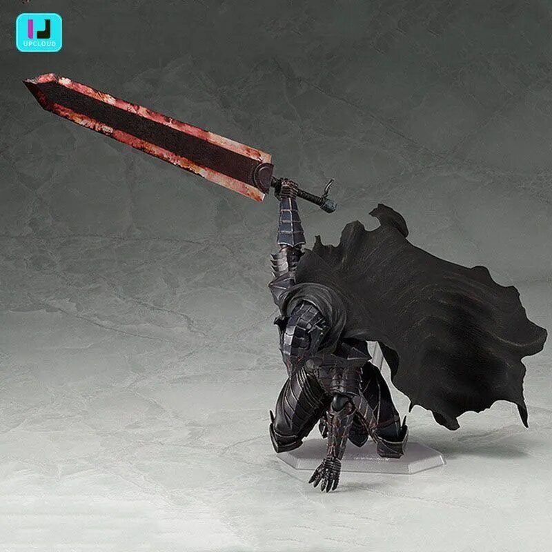 Фигурка Figma 410# Берсерк из аниме "Берсерк". Коллекционная фигурка воина с оружием, 16 см — фото 1