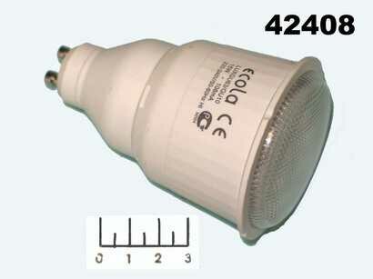 Лампа энергосберегающая 15W MR16 GU10 2700K белый теплый Luxer G63 Ecola (63*95) G1SW15ECD