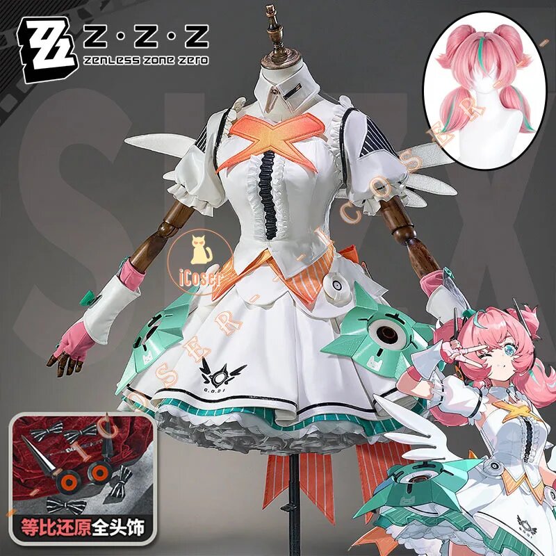 Zenless Zone Zero Aria Косплей Костюм М, Full Set