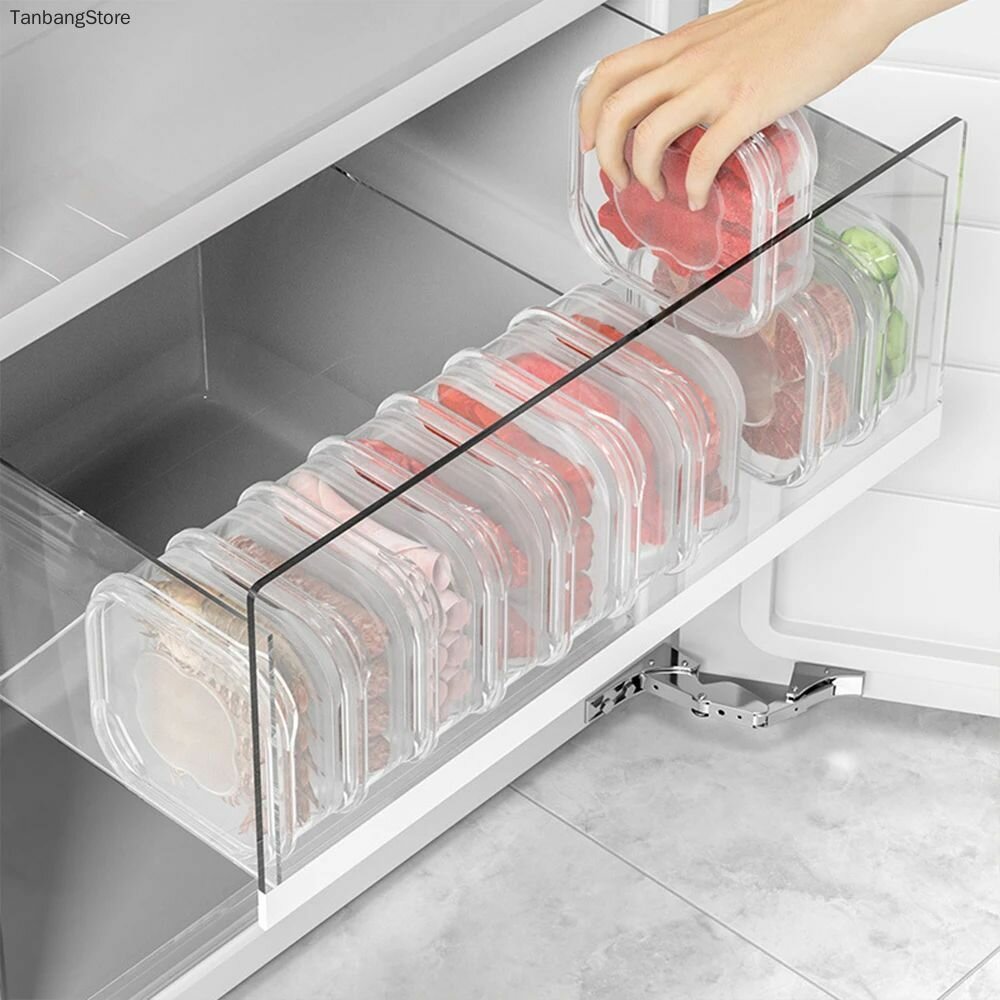 Коробка для холодильника, коробка для хранения замороженных продуктов, коробка для хранения свежих продуктов, 10 шт — фото 1