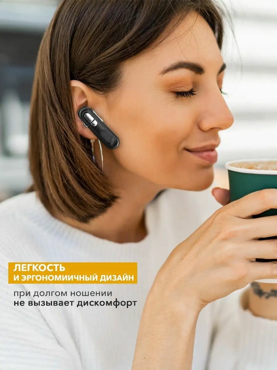 Беспроводные наушники L19, с ЖК-дисплеем, с микрофоном, с адаптивным эквалайзером