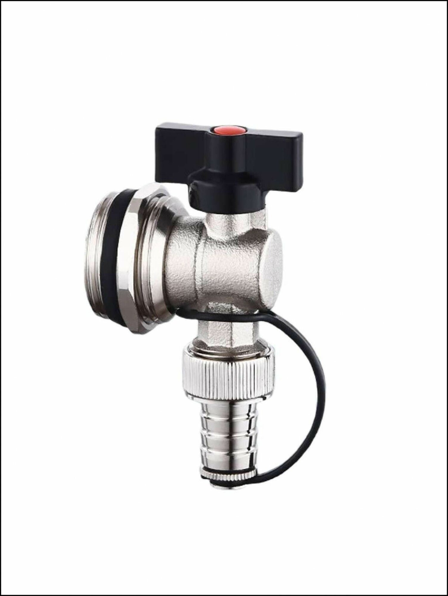 Сливной кран отопления - 1 дюйм с пробкой, второе поколение11