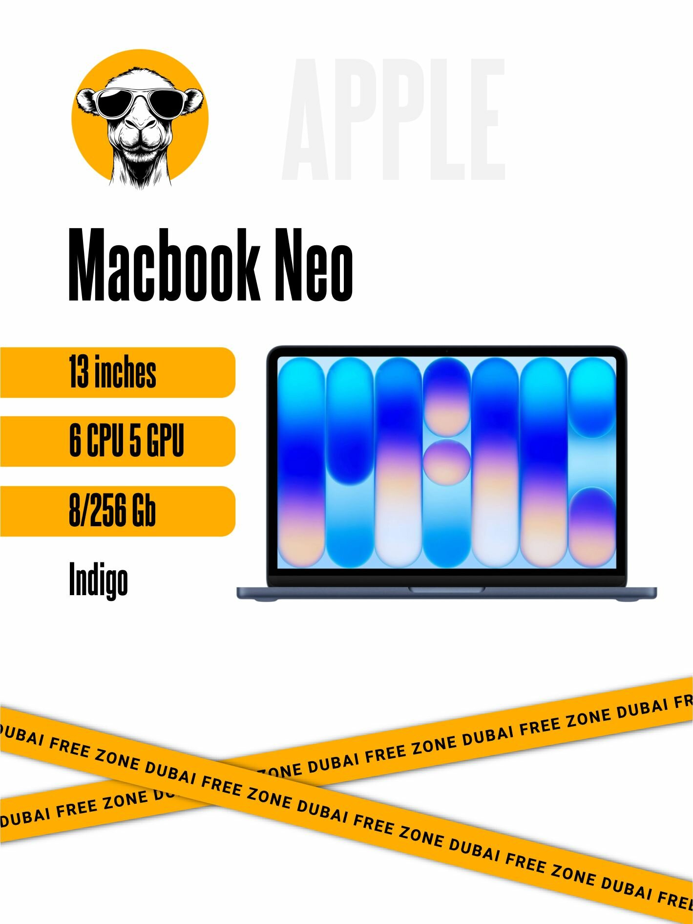 Ноутбук Apple Macbook Neo 8/256Gb (6 CPU/5 GPU) Indigo