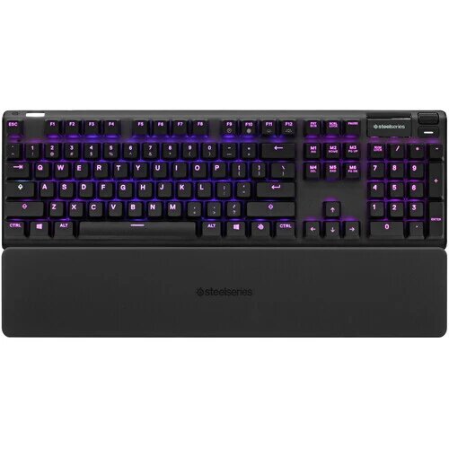 Клавиатура проводная SteelSeries Apex 7 [64636] [механическая SteelSeries QX2, клавиш - 106, USB, че