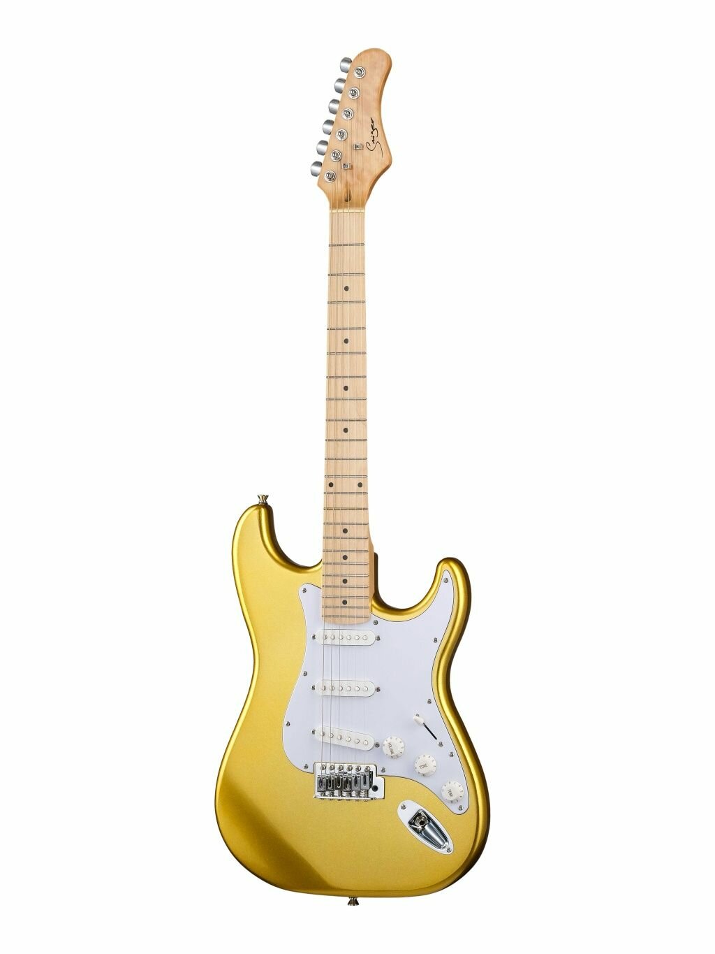 Электрогитара, цвет золото, Smiger L-G2-GD