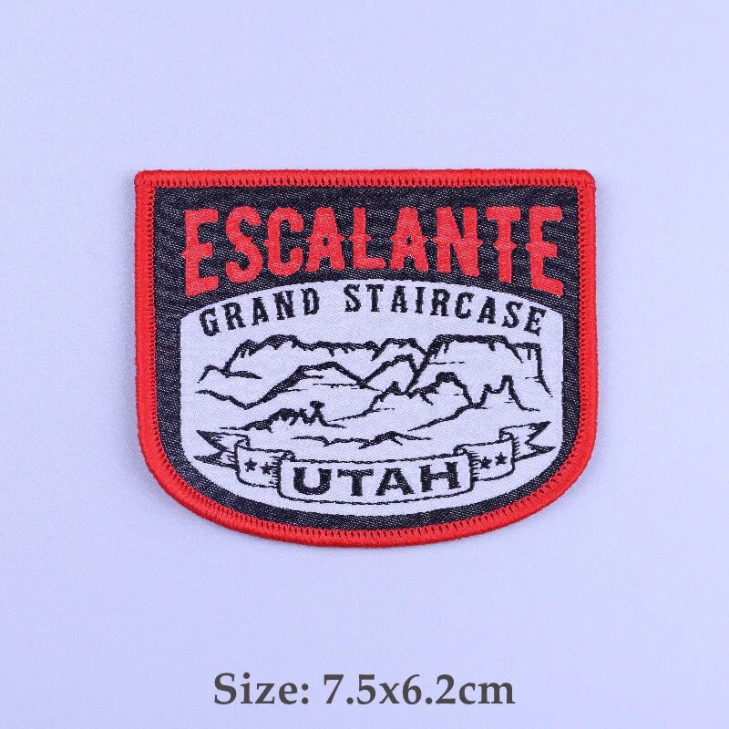 Нашивка Escalante Grand Staircase Utah, Красный, PE7147CT