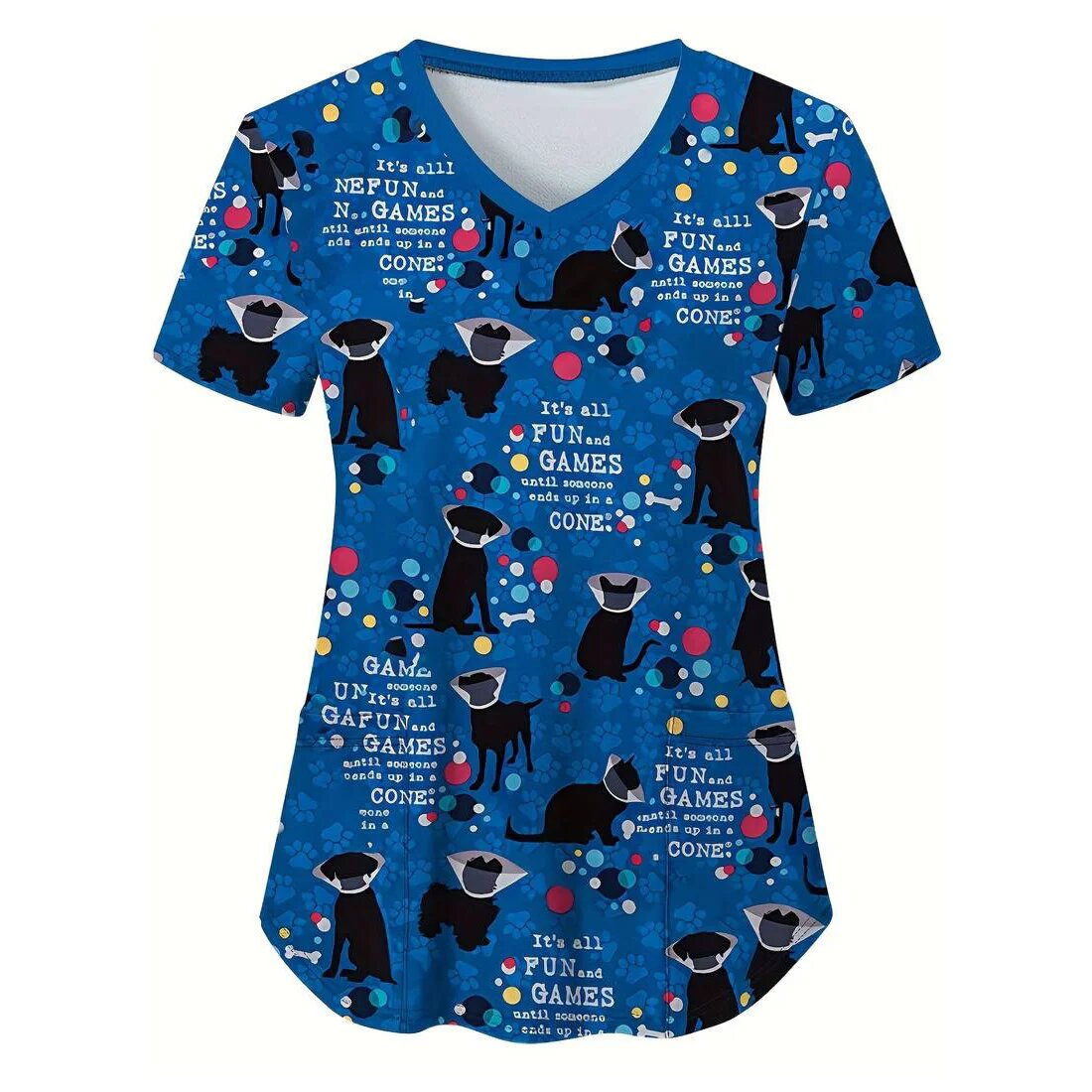 Женские медицинские топы из полиэстера S, S31HS1777