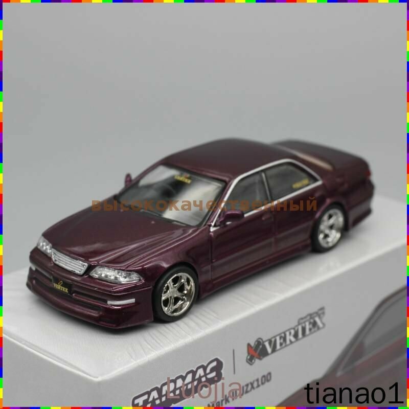 Модель автомобиля Toyota Chaser Vertex Mark II в масштабе 1:64 из металлического сплава