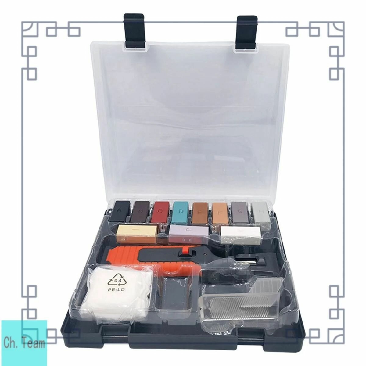 Набор инструментов для ремонта керамической плитки, заполнение трещин и царапин на плитке, набор для самостоятельного ремонта пола, инструмент для заделывания царапин воском