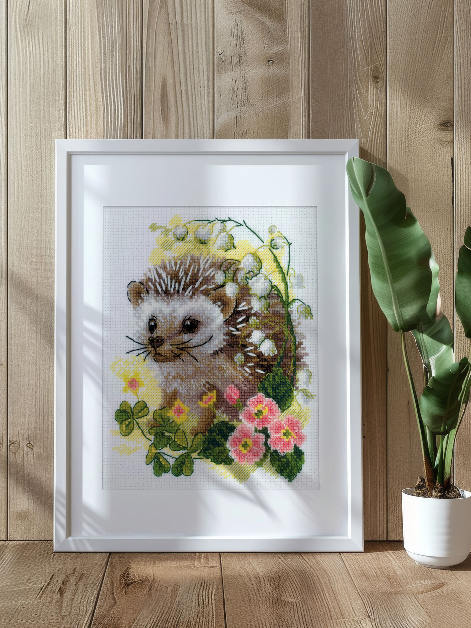 Набор для вышивания крестом Риолис, вышивка крестиком "Лесной житель", 15*18 см, 2093