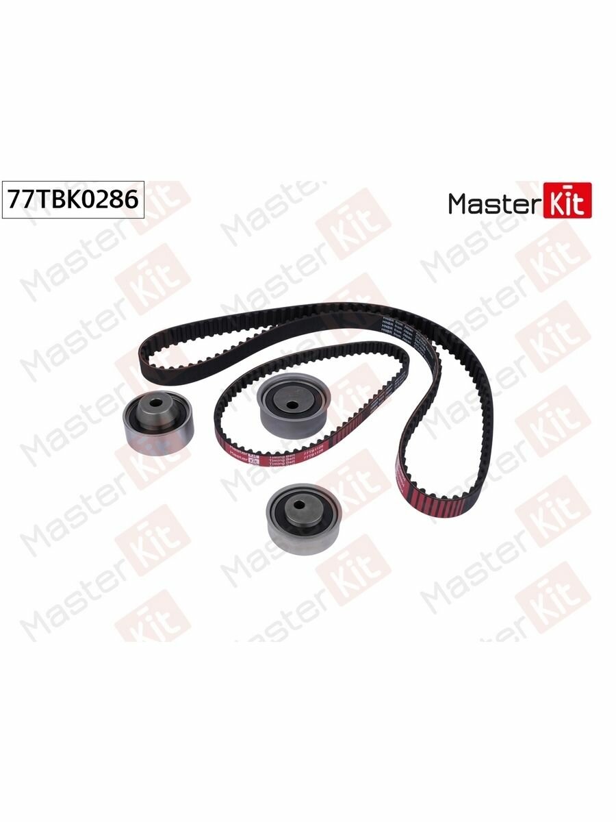 Комплект ремня ГРМ MasterKit 77TBK0286 для а/м MITSUBISHI Galant, Outlander / Митсубиси Галант, Аутлендер