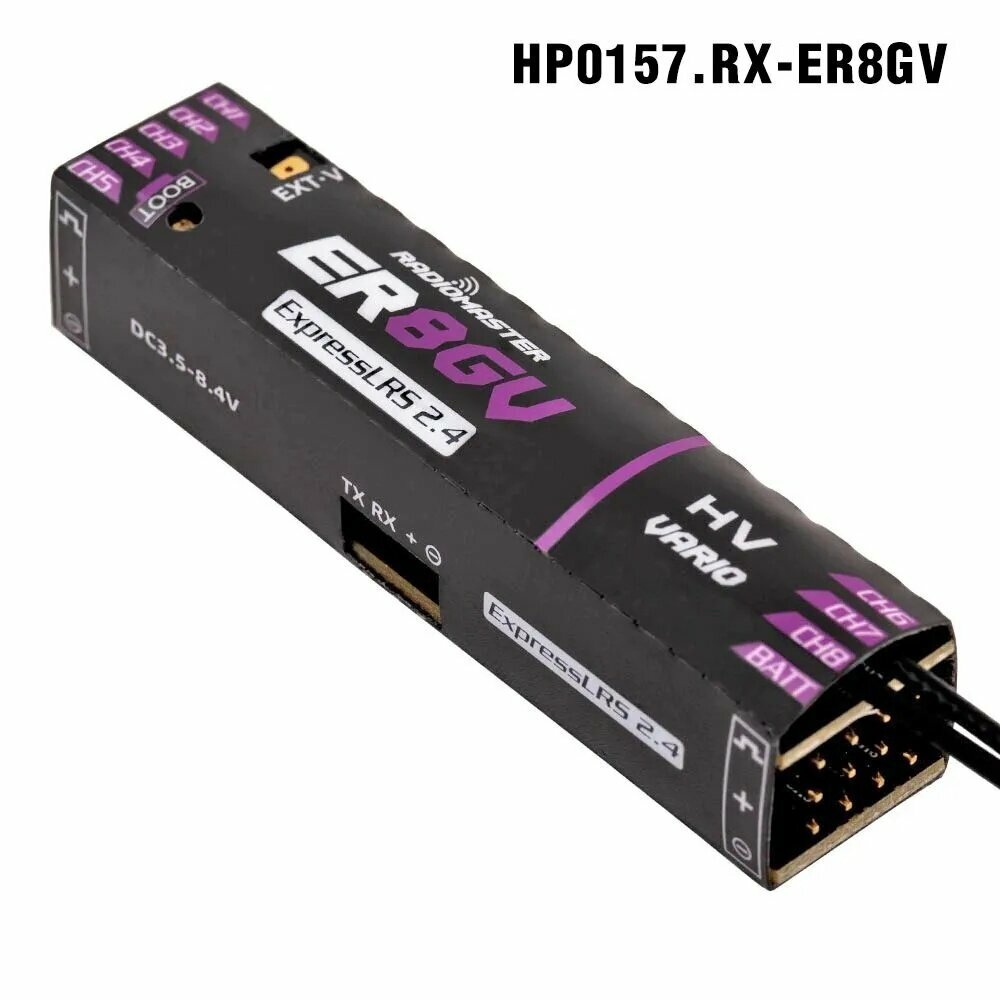 Приемник Radiomaster PWM Mini серии ER Модели ER4, ER6, ER6G, ER6GV, ER8, ER8G, ER8GV Для RC моделей самолетов, лодок и автомобилей
