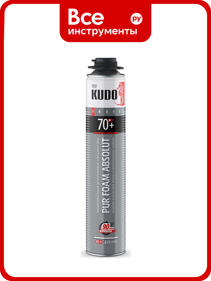 Пена монтажная профессиональная летняя KUDO proff 70+ xpress KUPP10SX70+