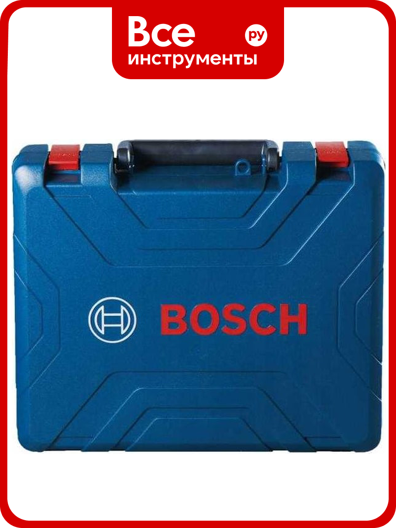 Кейс для инструмента Bosch с ударопрочным пластиком, ящик для хранения и транспортировки, удобная ручка, синий