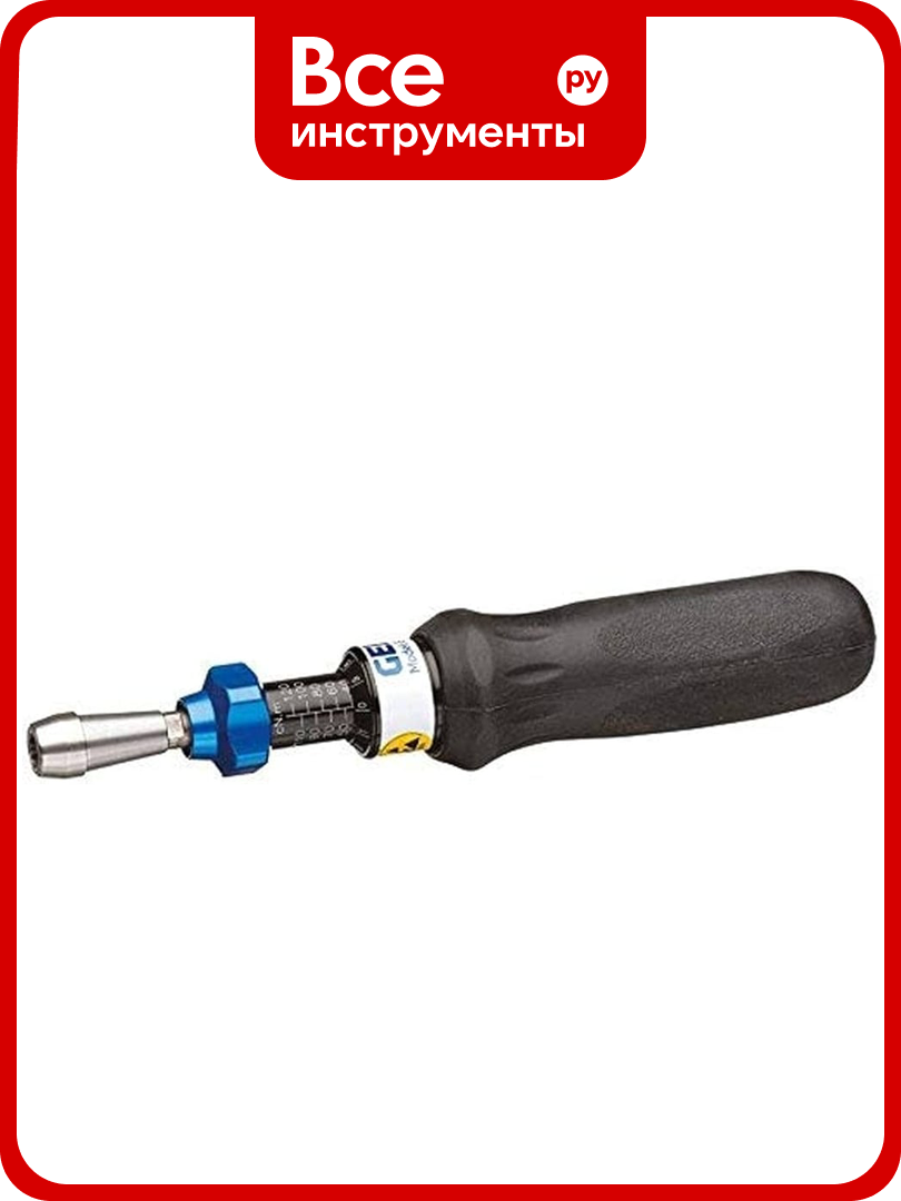 Динамометрическая отвертка GEDORE 1498738, 8-40 сНм, нескользящая рукоятка
