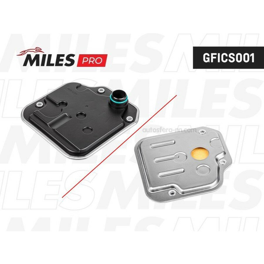 MILES GFICS001 Фильтр АКПП HYUNDAI SOLARIS 10-/I20/GETZ 08-/KIA CEED 06-/SOUL 08-