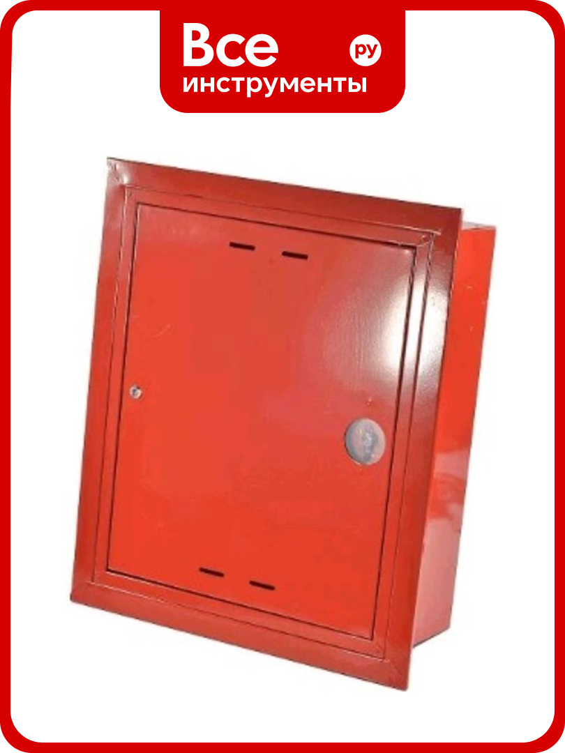 Шкаф пожарный Pegas pneumatic ШПК-310 ВЗК стандарт, встроенный, красный, открытый тип для рукава
