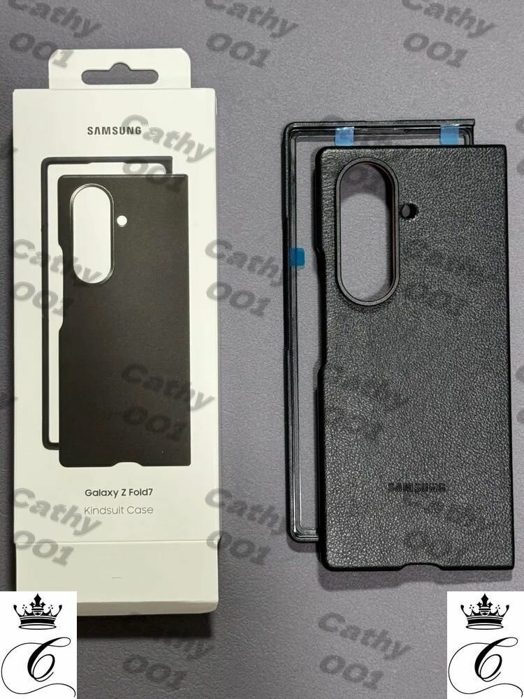 Чехол-кобура, кожаный, для Samsung Galaxy Z Fold 7, ударопрочный, покрытие soft-touch