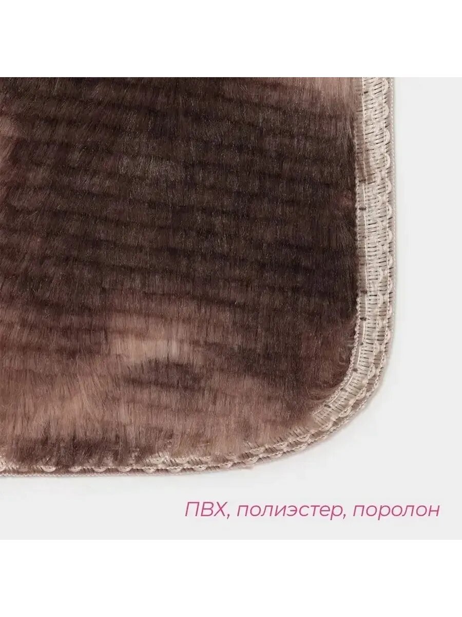 Мягкий уютный набор ковриков для ванной