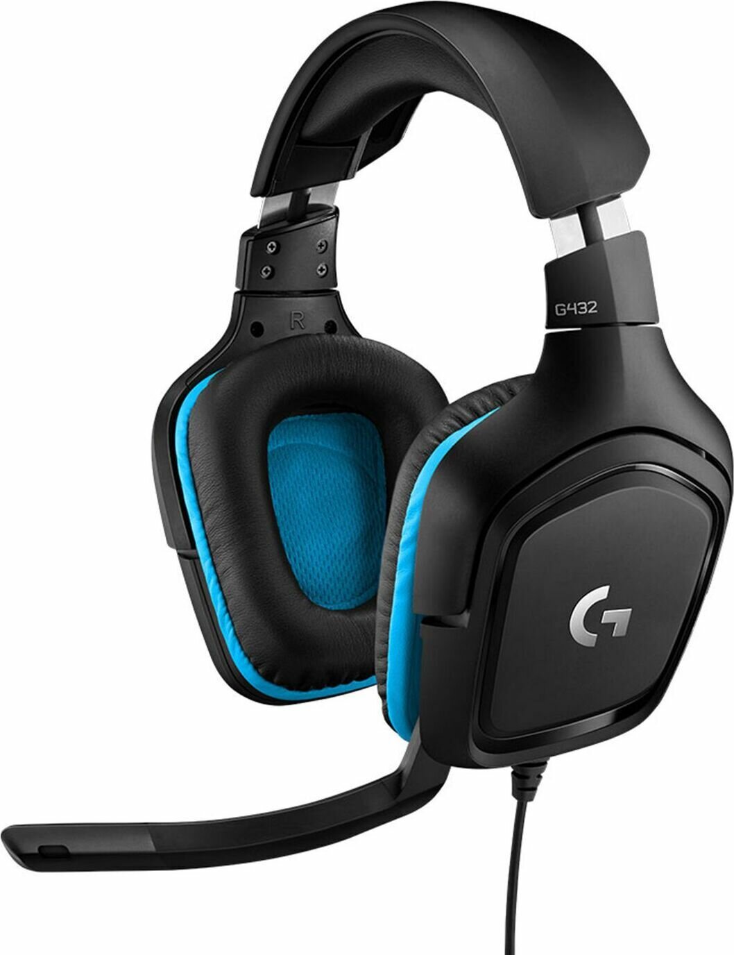 Logitech G G432 3.5 мм; USB;3.5 мм x2 Проводные наушники, с микрофоном, черные