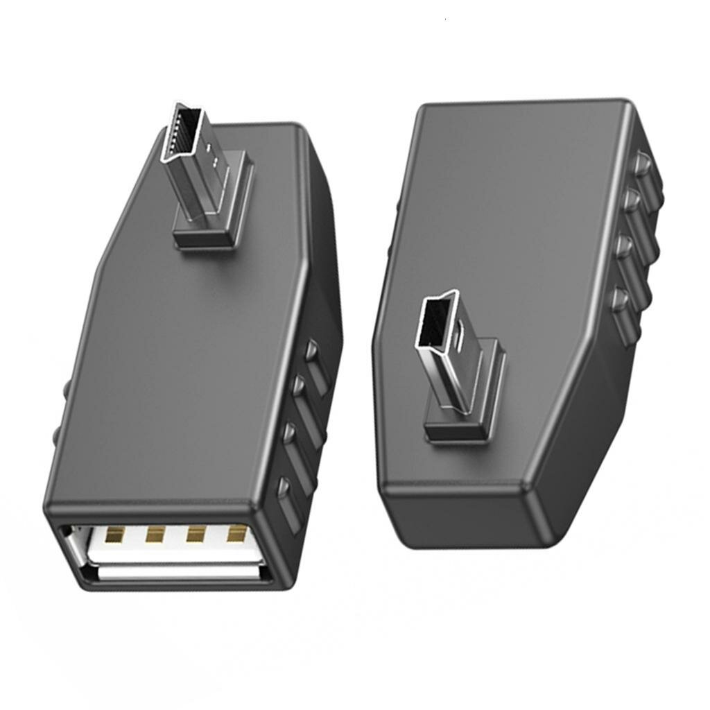 USB-адаптер OTG (мужской 5-контактный — женский), правильно