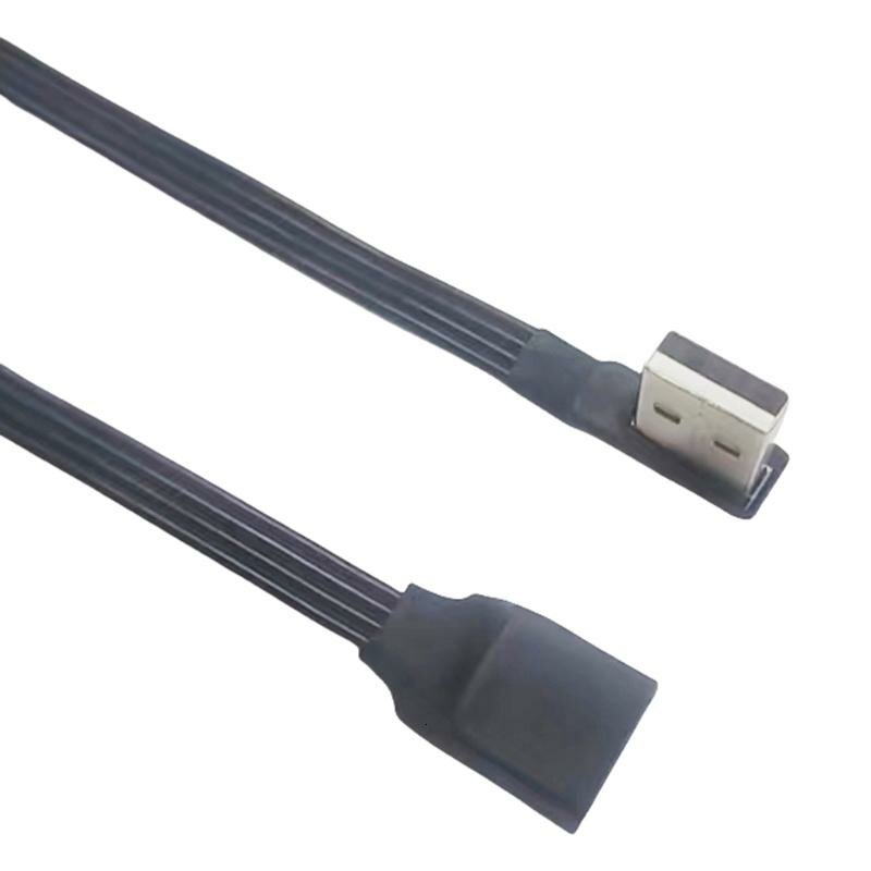 USB 2.0 кабель-удлинитель под углом 90°, 5cm - USB стороной Вверх