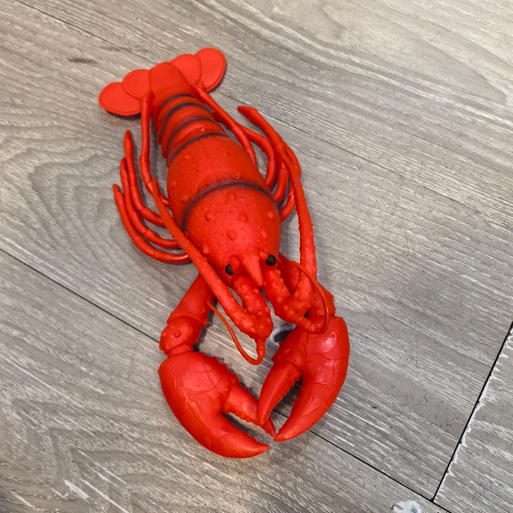 Имитационные модели морских животных из мягкой резины: краб и омар, игрушки для детей и совместных игр родителей с