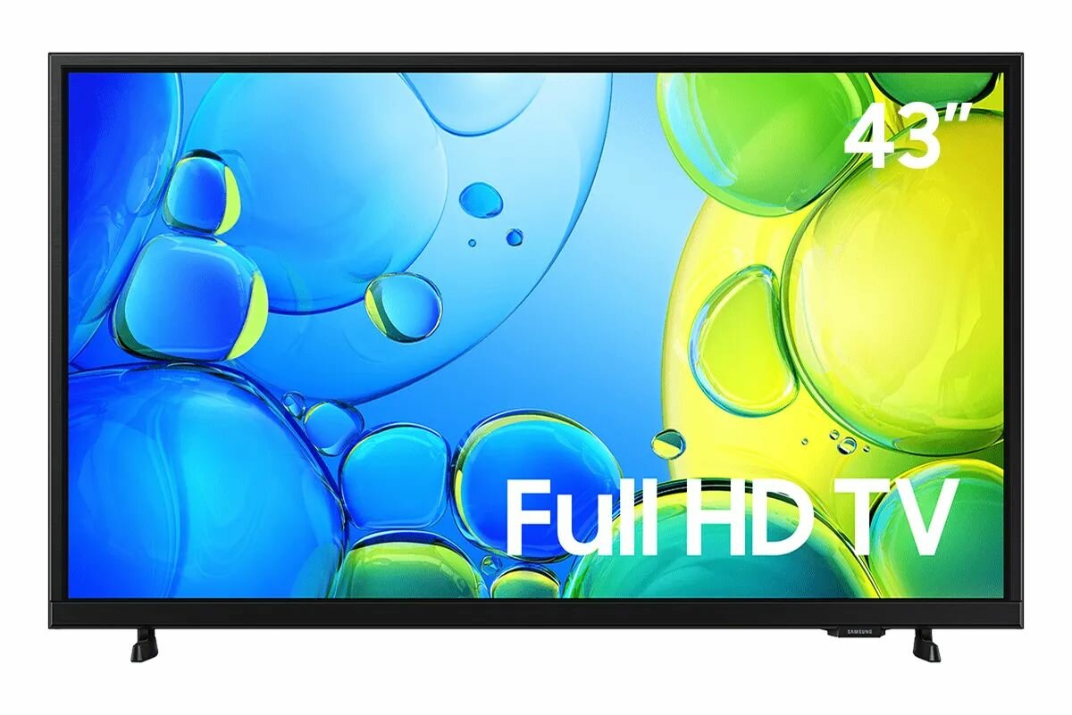Телевизор Samsung UE43F6000FU, диагональ 43 дюйма, Full HD, Smart TV, чёрный