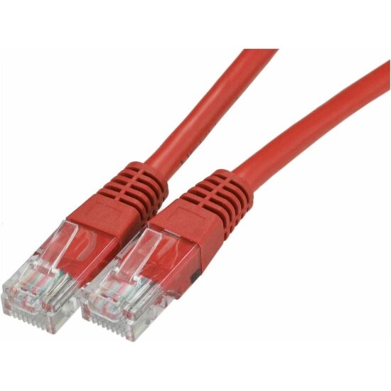 Шнур коммут. Neomax (NM13001-010R) UTP 1 м, cat.5е, красный, многожильный