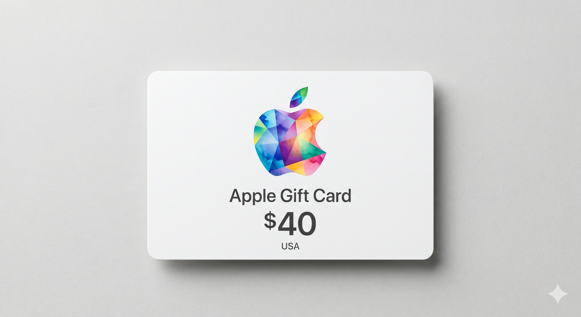 Apple Gift Card US (США) — Подарочная карта App Store и iTunes 40$