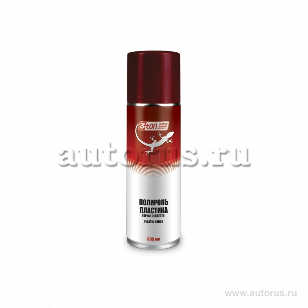 Полироль пластика PLASTIC POLISH горная свежесть 335 мл 3TON 40558