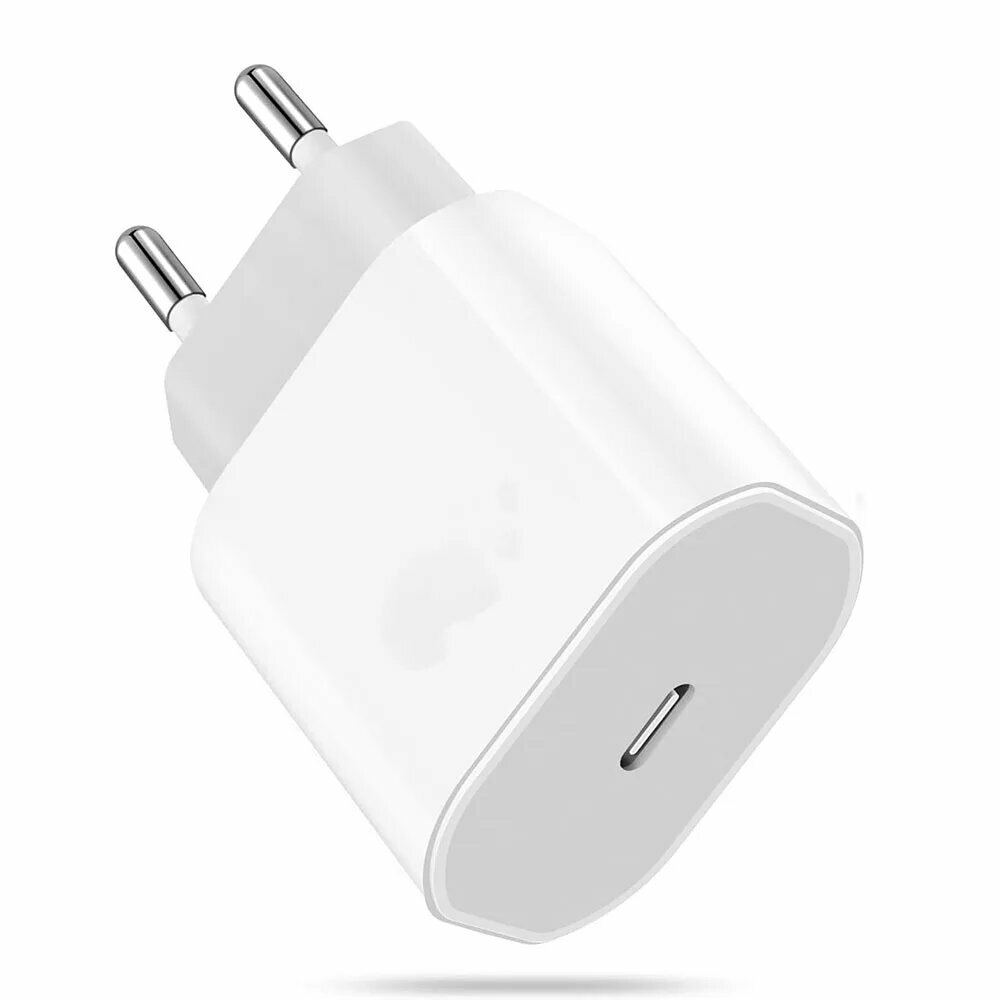Быстрое Зарядное Устройство PD 25W USB-C (блок Питания) Для iPhone 17/16/15/14/13 Pro Max, Samsung S25/24/23, Xiaomi