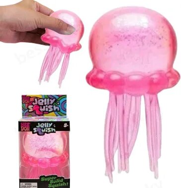 Розовая Jelly Squish морская звезда, сквиш