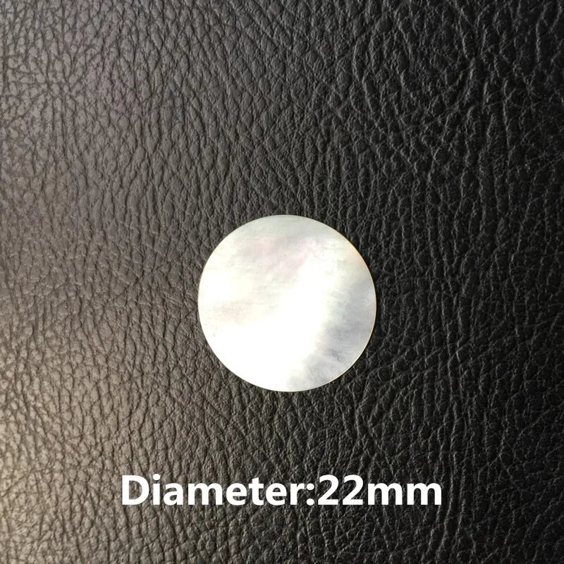 Натуральные белые перламутровые пластины Beilina 5 шт. Diameter22mm