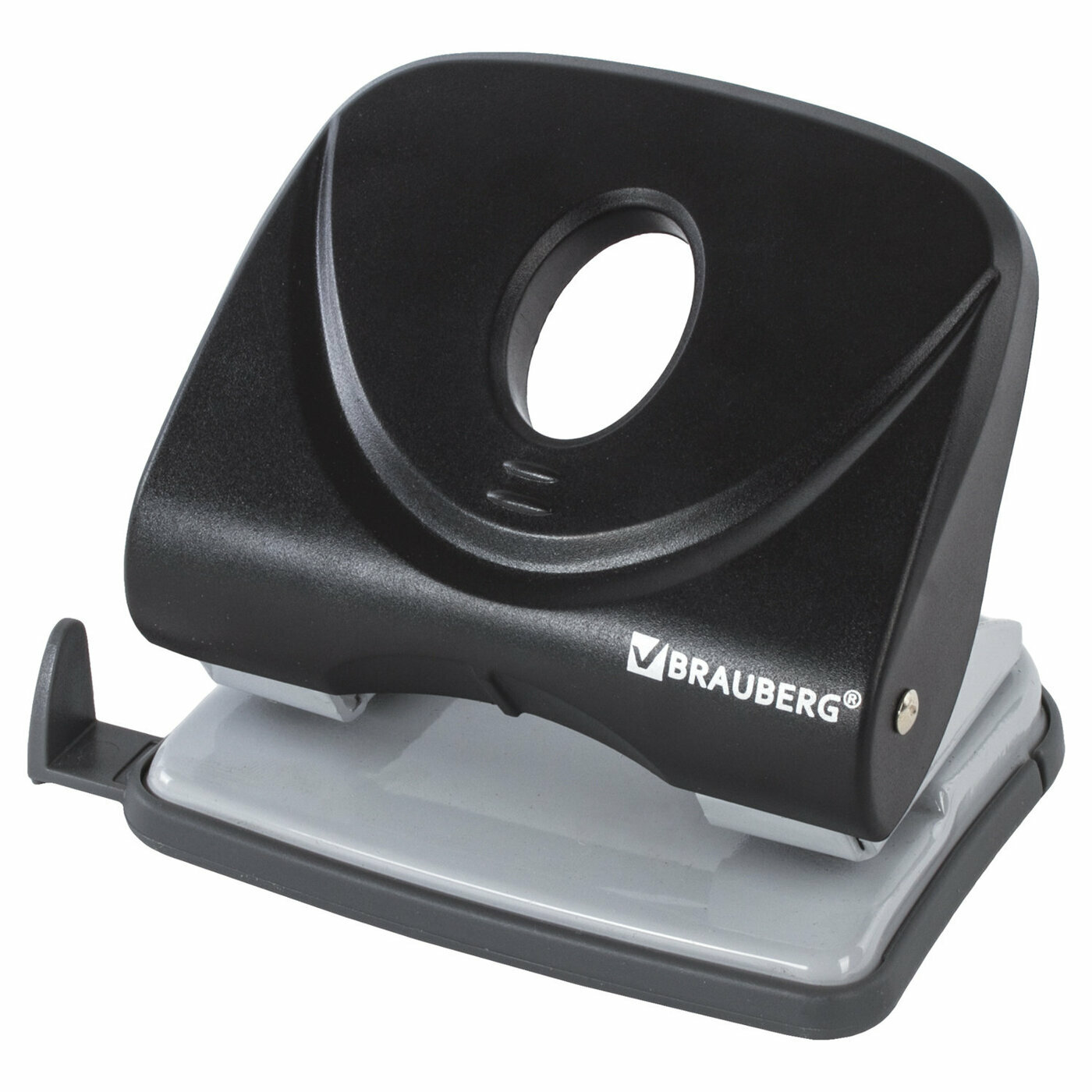 Дырокол Brauberg "Original", до 25 листов, черный (222542)