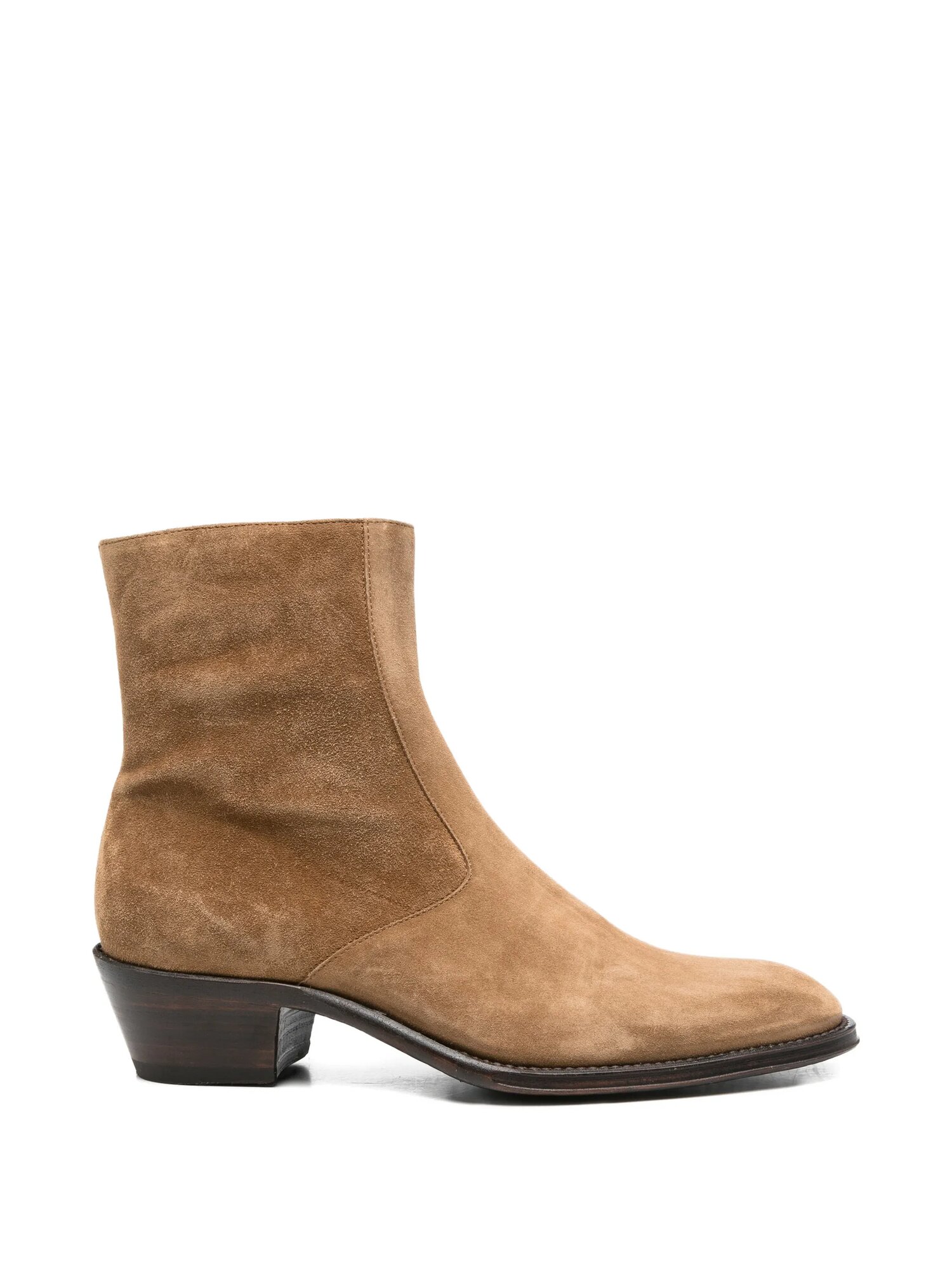 Сапоги Suede side-zip cowboy boots