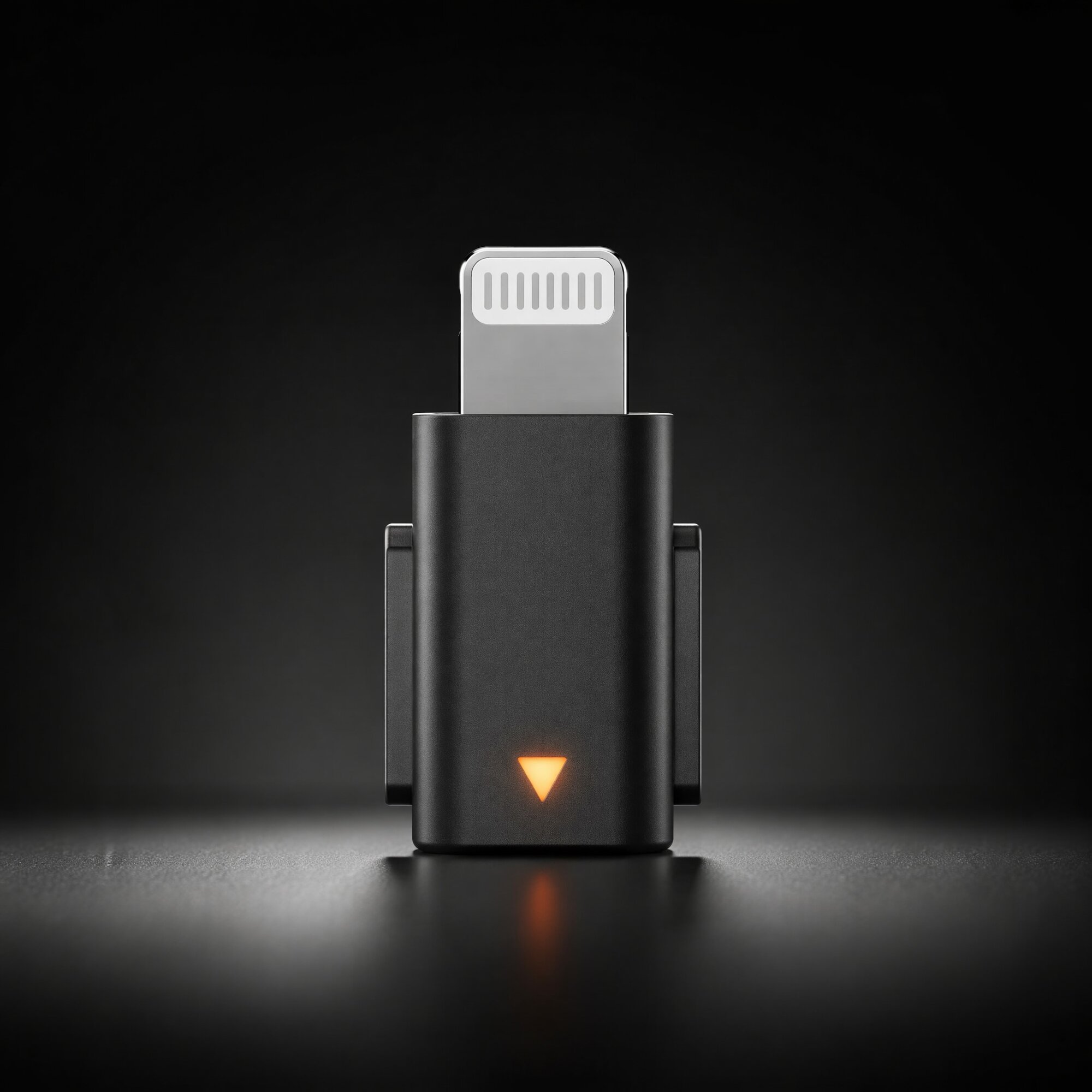 Адаптер DJI Mic Mini - Lightning, для звукозаписи, пластик, черный