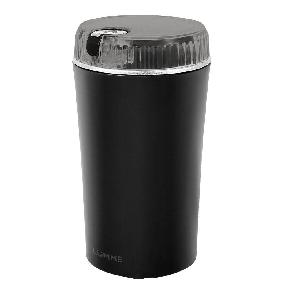 Кофемолка LUMME LU-CG2609A, 500 Вт, нержавеющая сталь, металл, черная/хромированная