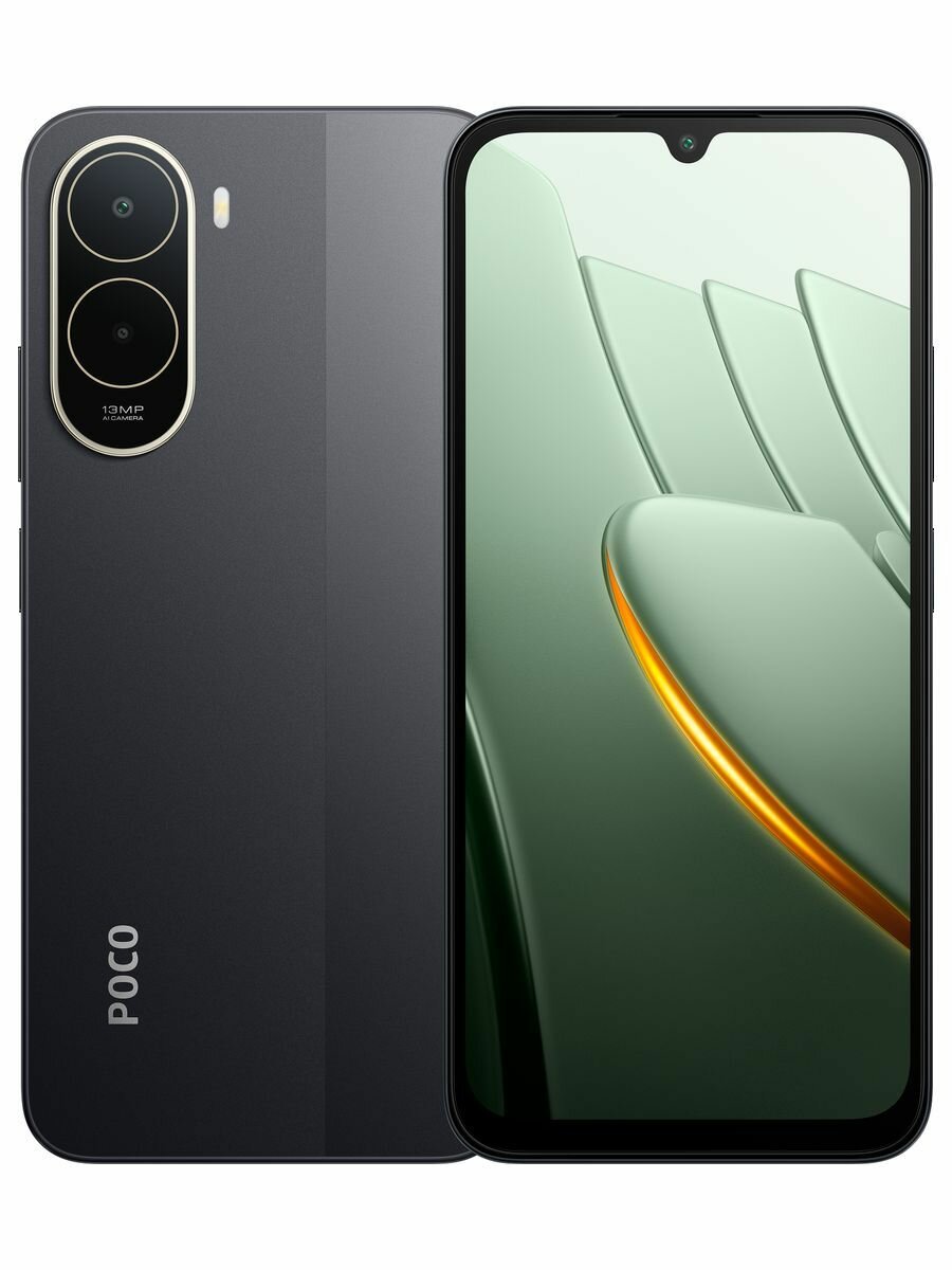 Poco Смартфон C81 Pro Ростест (EAC) 4/128 ГБ, Nano-SIM, черный
